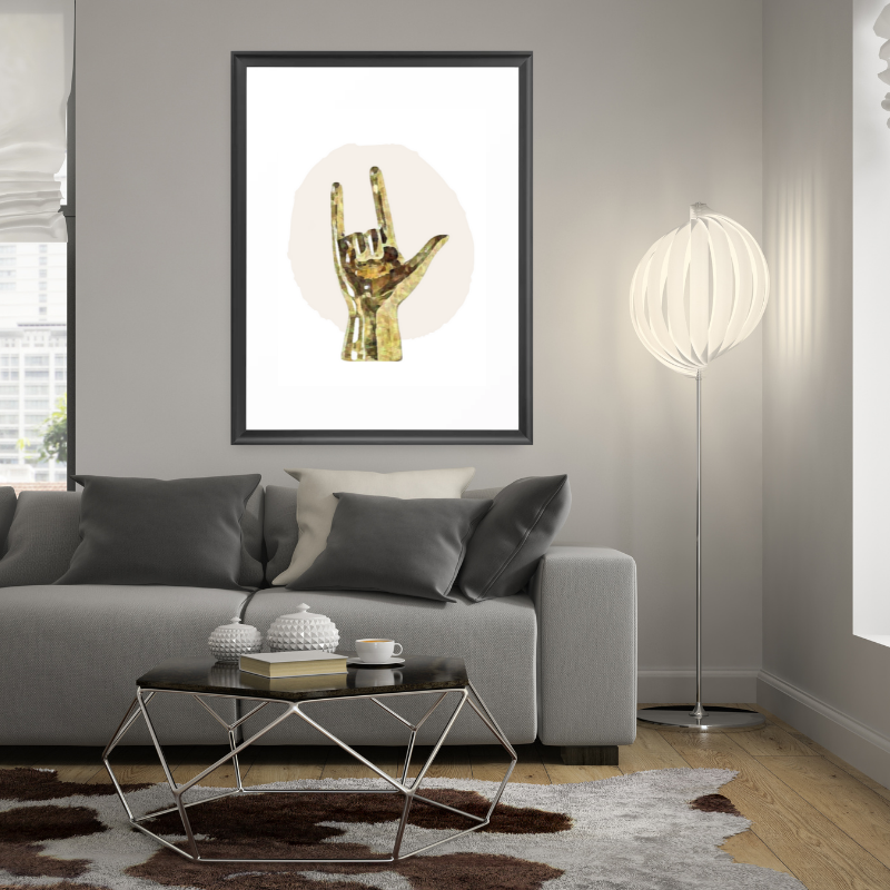 Peace Sign Art Print - the decorholic