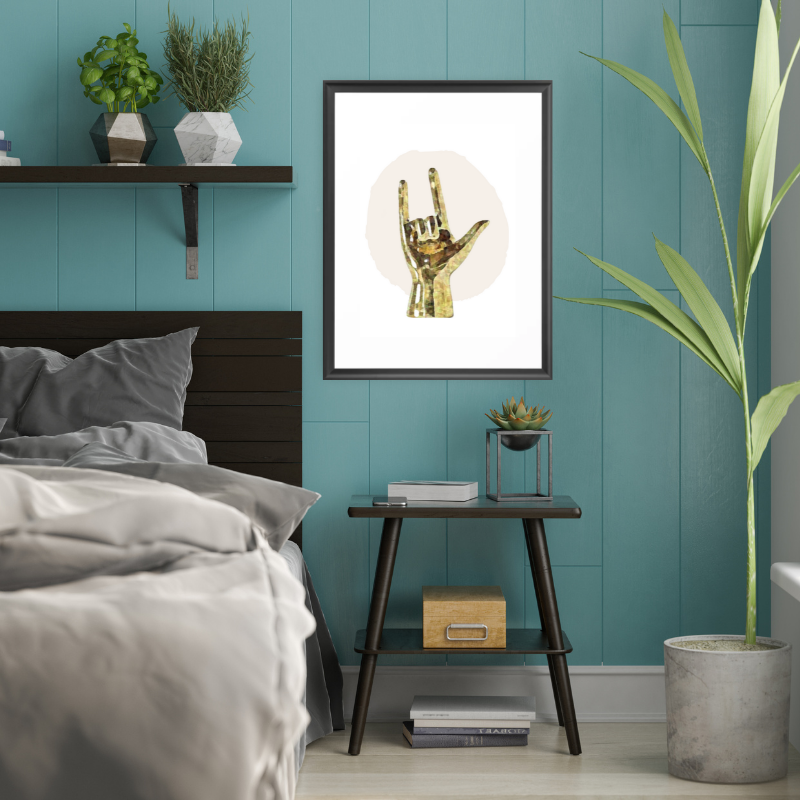 Peace Sign Art Print - the decorholic