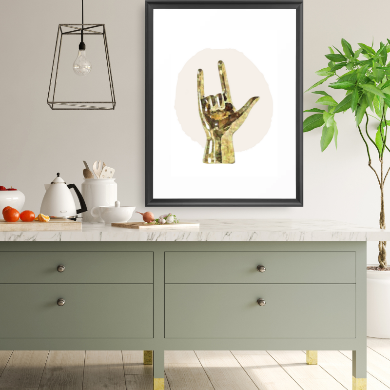 Peace Sign Art Print - the decorholic