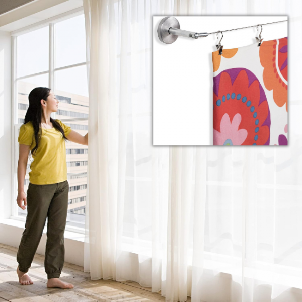 How To Hang Curtains Without A Rod - the decorholic