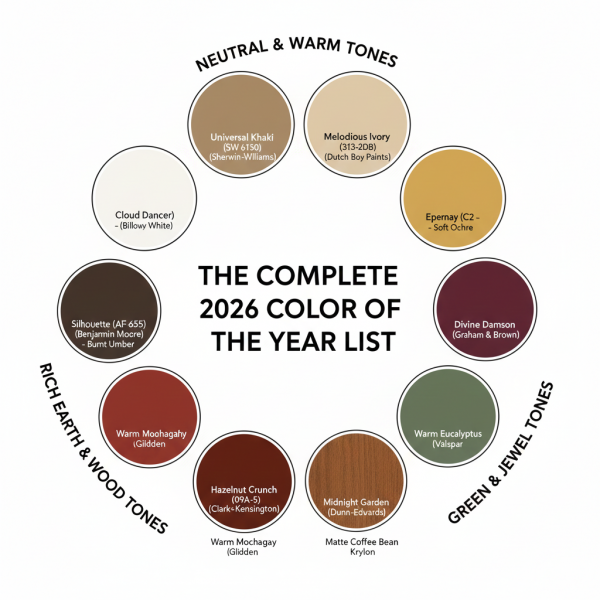 The 2026 Color of the Year from Every Major Paint Brand - the decorholic