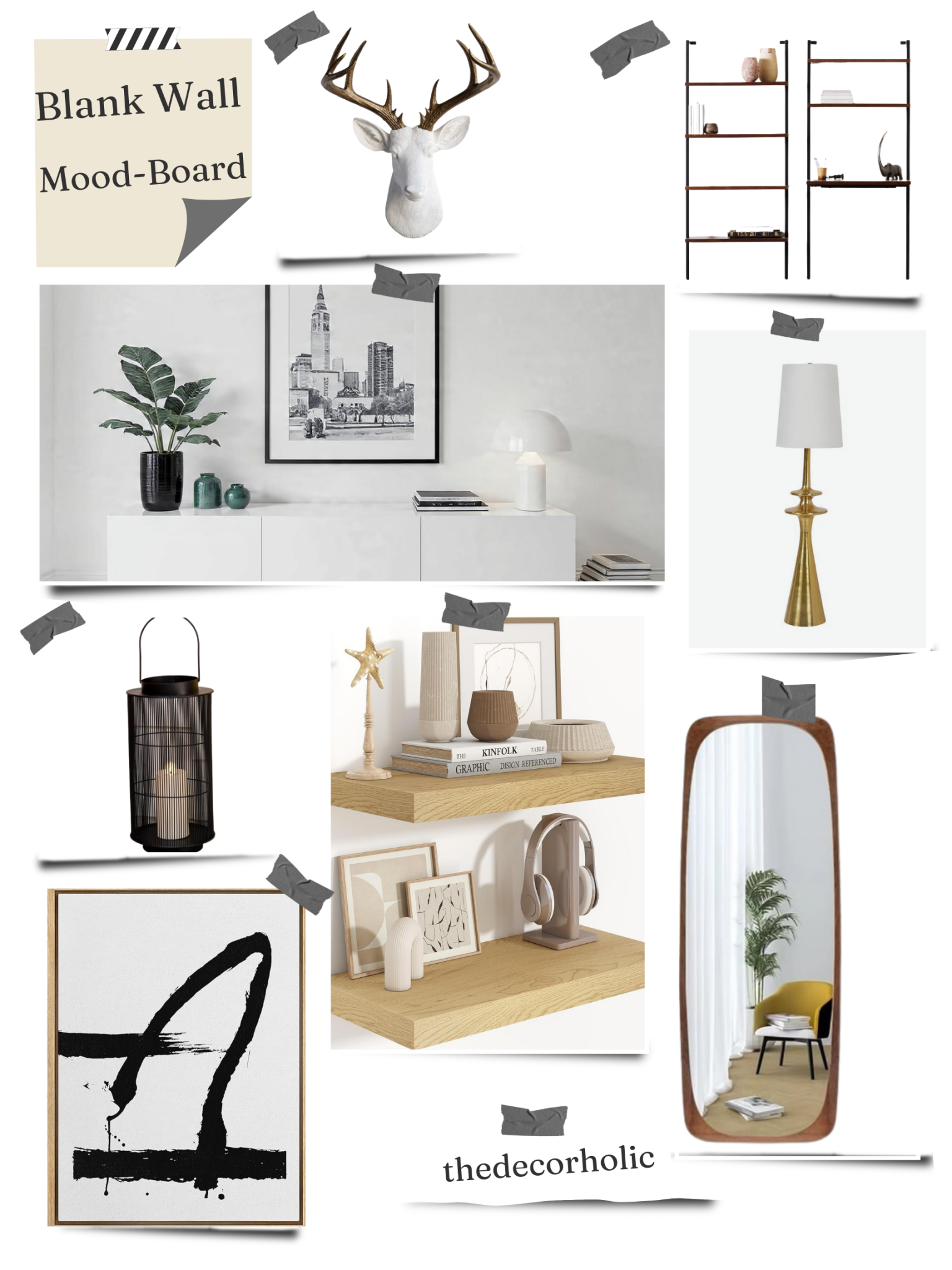 Large Blank Wall Ideas for Every Budget - the decorholic